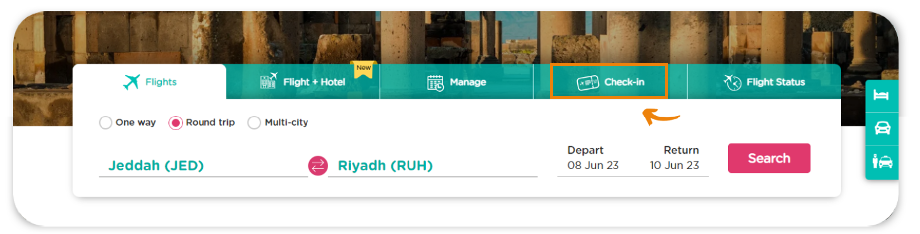 flynas Self Service Portal